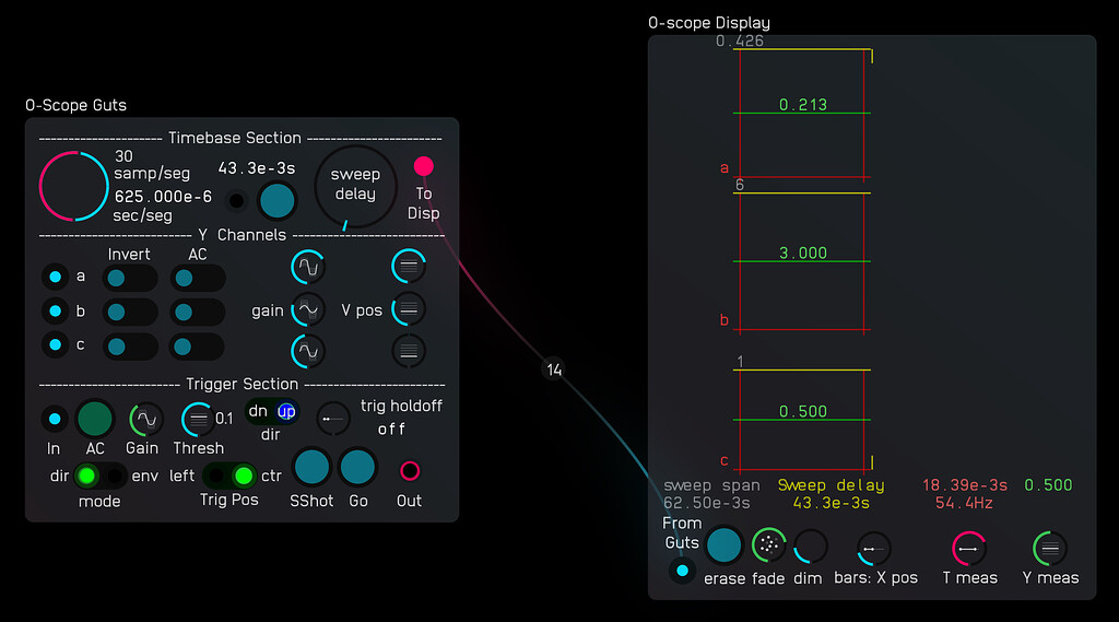 A scope- and canvas-node-based oscilloscope - Utility - Audulus